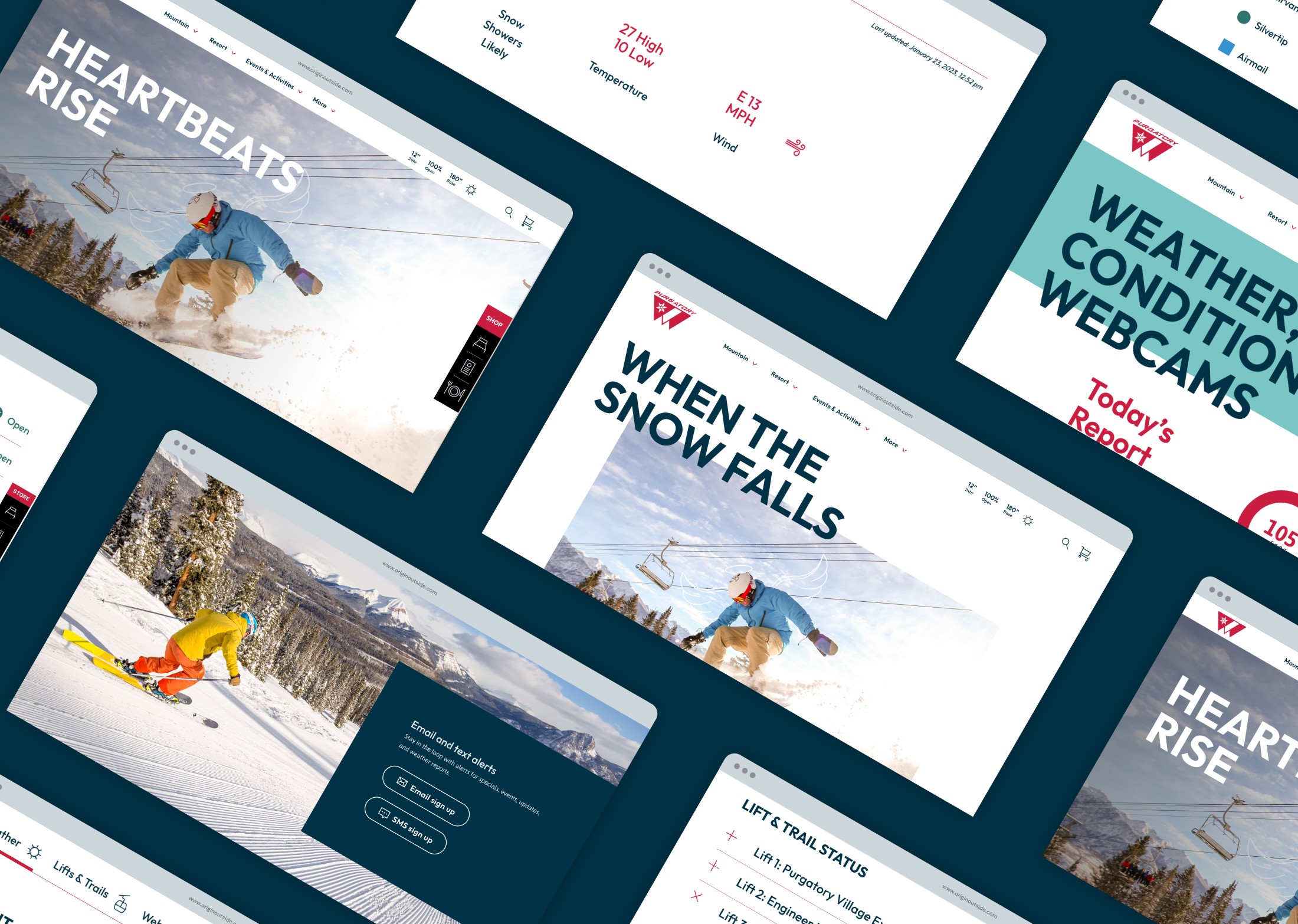 A web design template that's fresh and unique